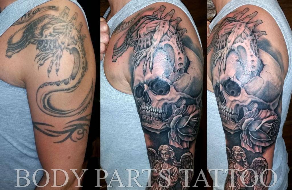Anatomy Skull Tattoos