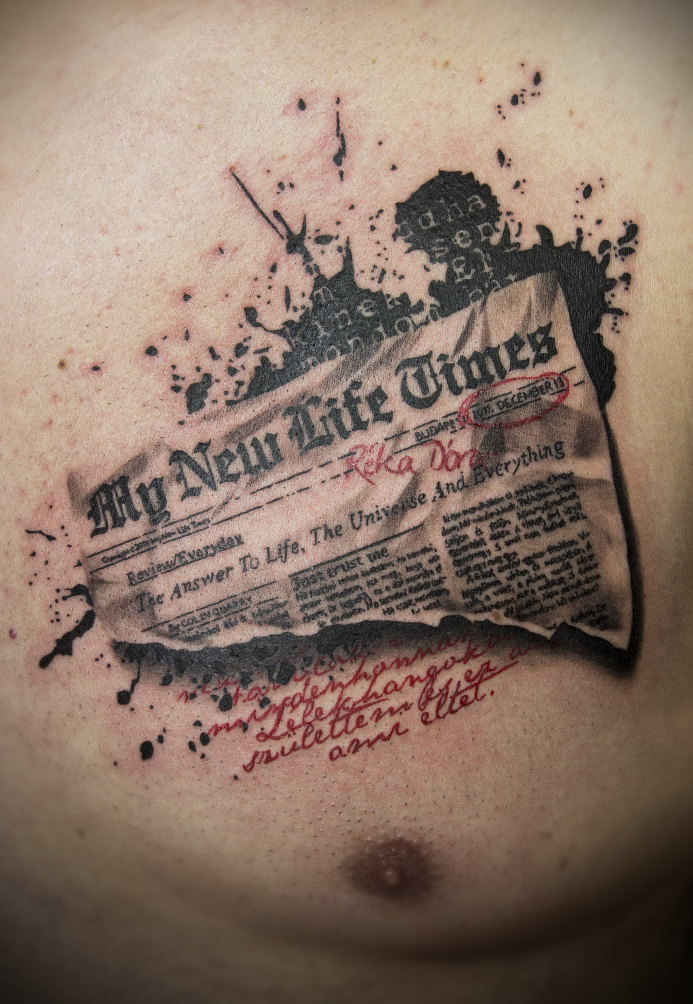 News Paper Tattoos