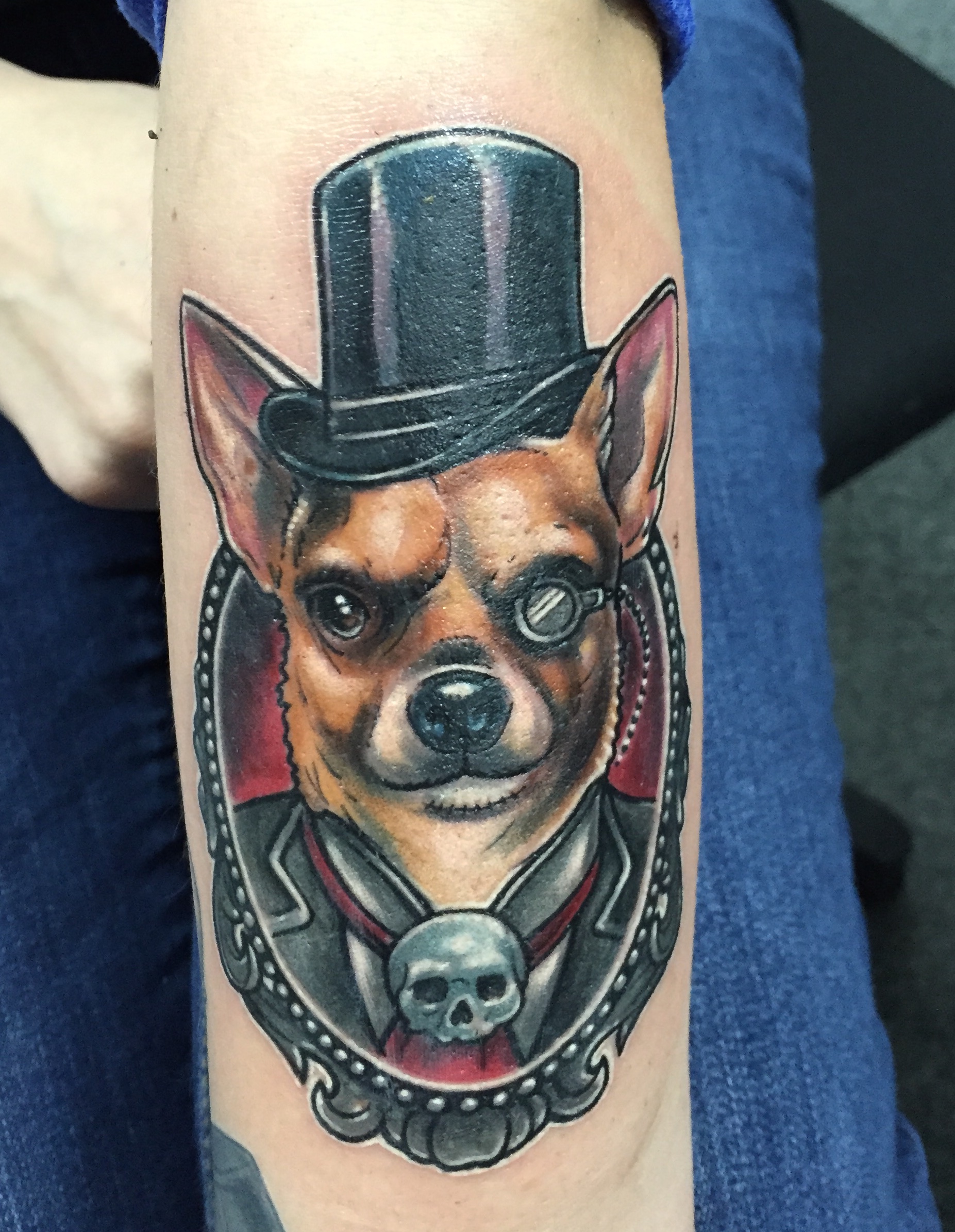 Japanischer Hund Tattoos