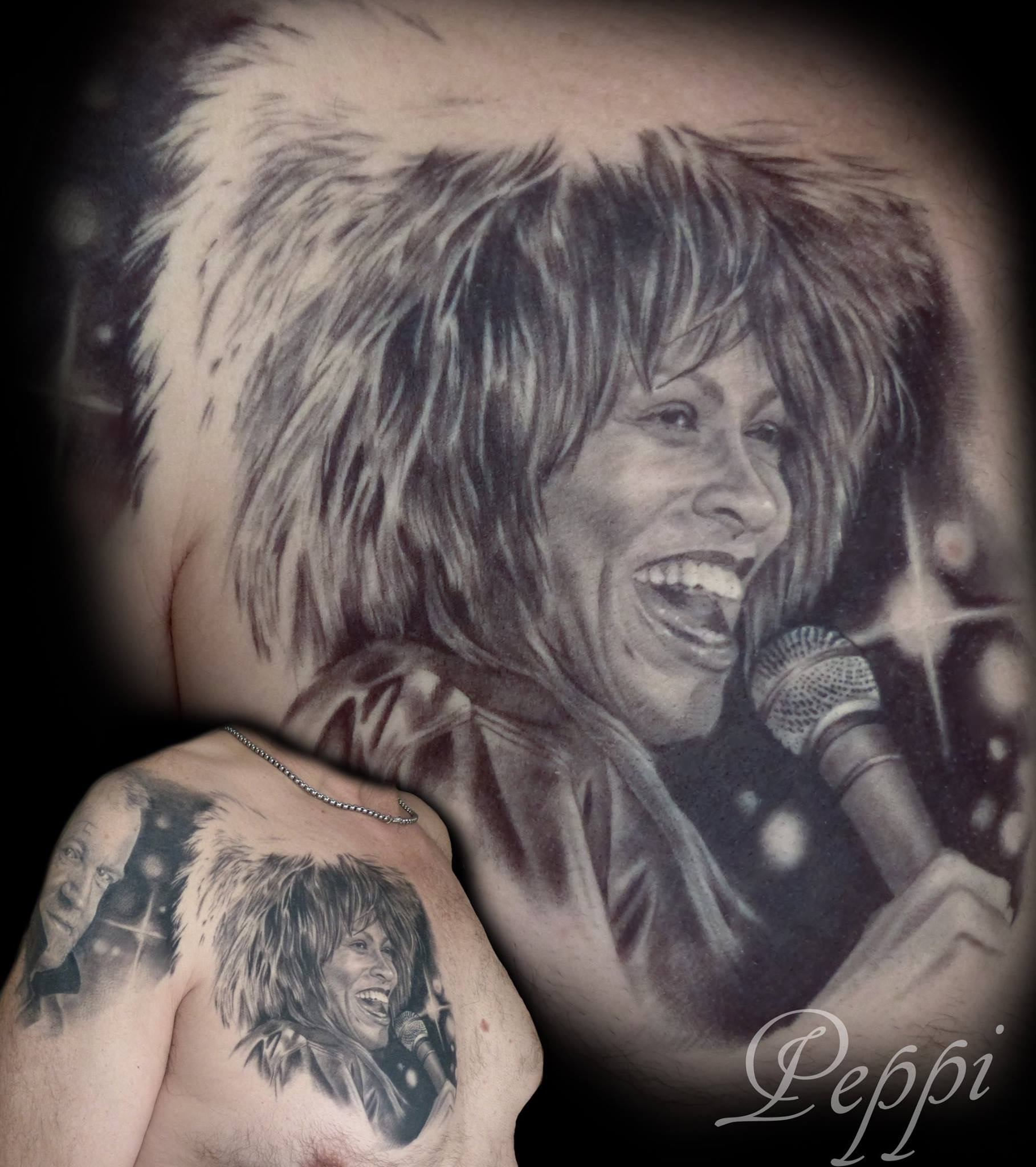 Tina Turner Tattoos Rappers And Face Tattoos These Days Go Together