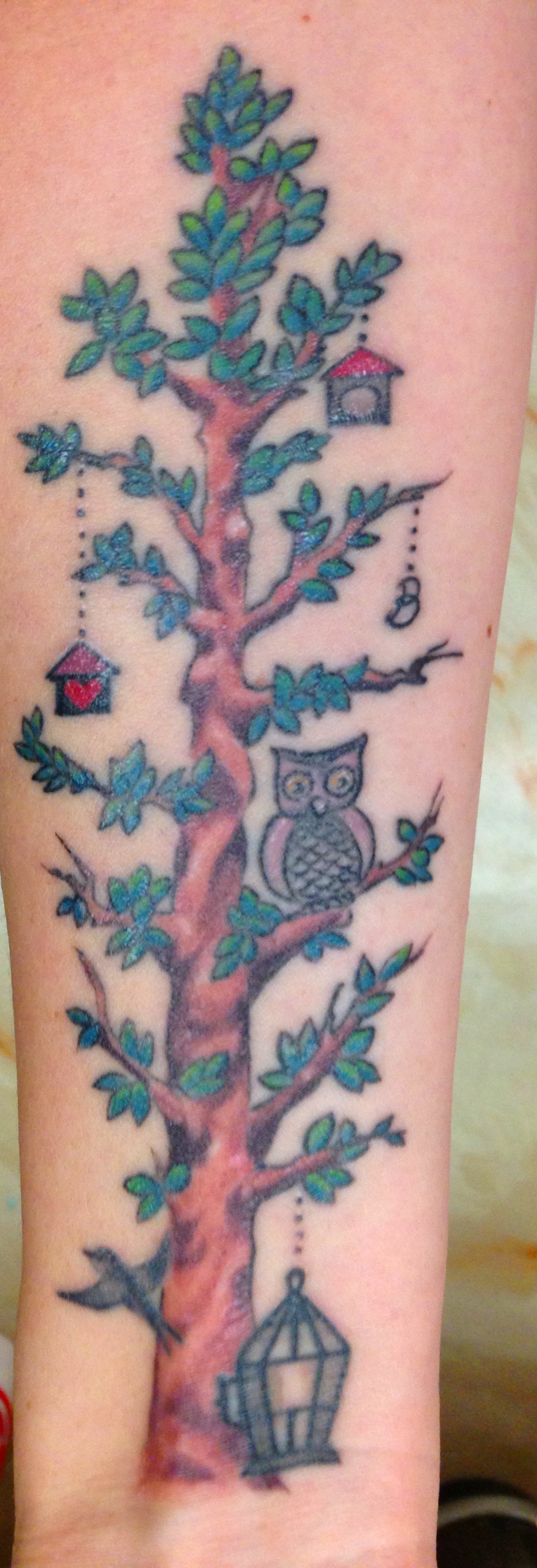 Baum Tattoos Unterarm