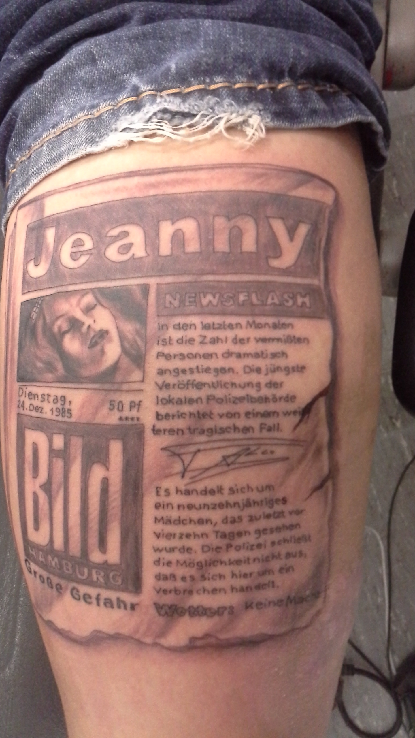 Falco Unterschrift Tattoos Pop & Rock